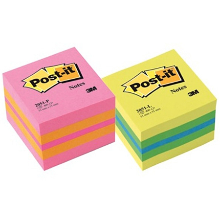 Post-It Notes - Mini Cube - 400 sheets pad - 51x51mm - Schleiper ...