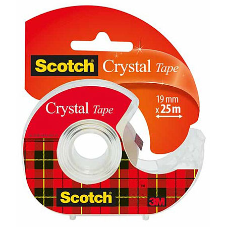 Scotch Crystal Clear Tape 600 - with dispenser - Schleiper - Complete ...