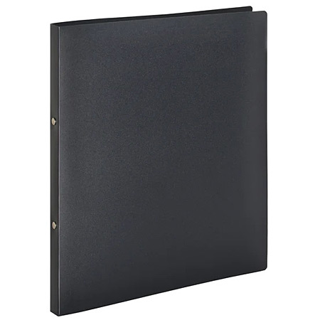 Foldersys 2-rings binder - soft PP - 23mm spine - anthracite ...