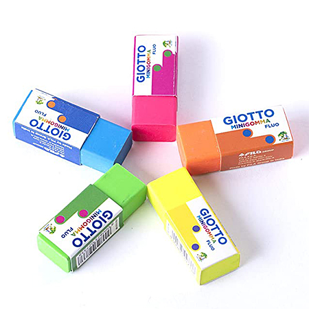 Giotto Minigomma - eraser - 3.8x1.6x1.5cm - assorted colours ...